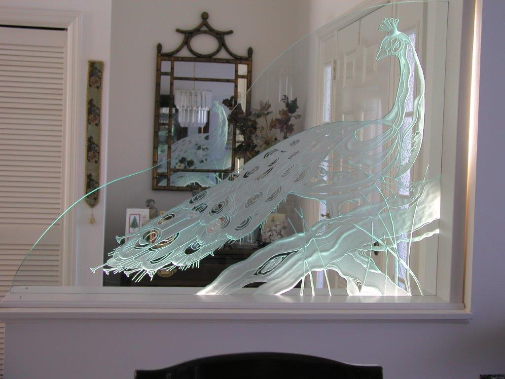 Sand Blasting, etched glass, sand blasted glass, carved glass, frosted ...