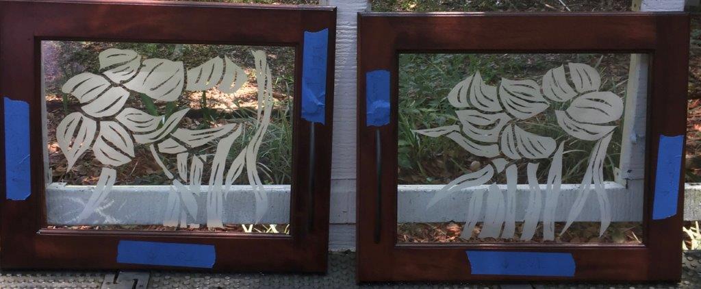 Sand Blasting, etched glass, sand blasted glass, carved glass, frosted ...